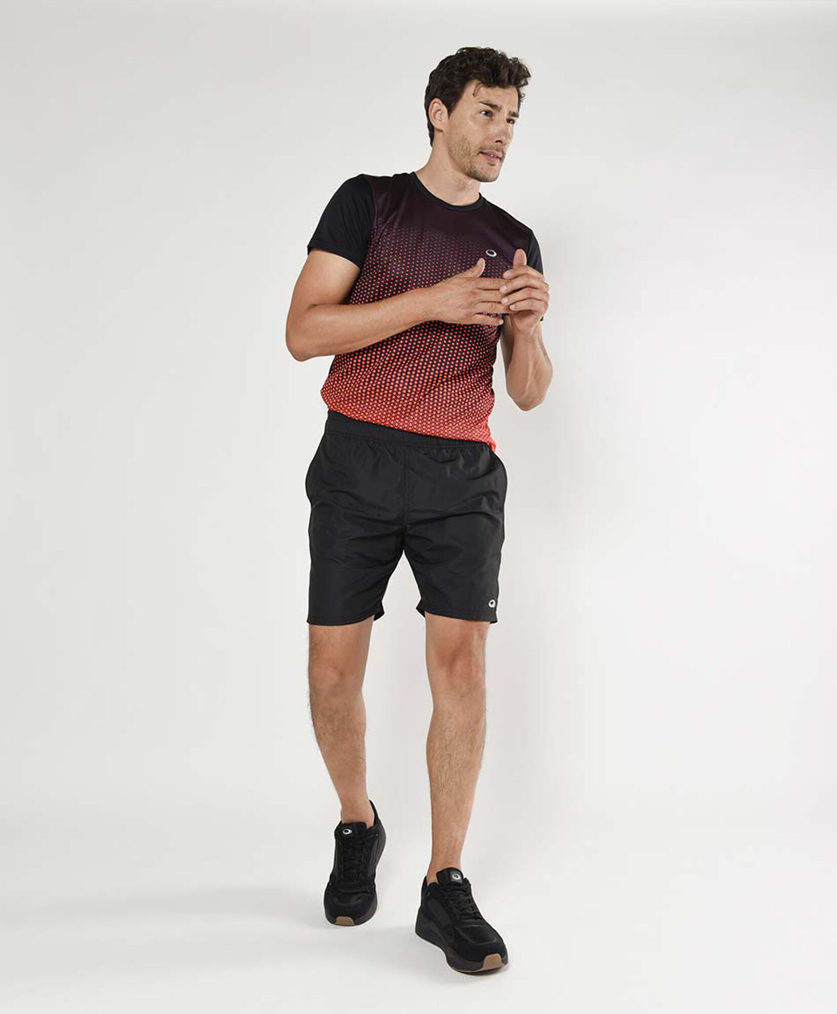 Short Deportivo Hombre Con Malla Lateral - Tricot